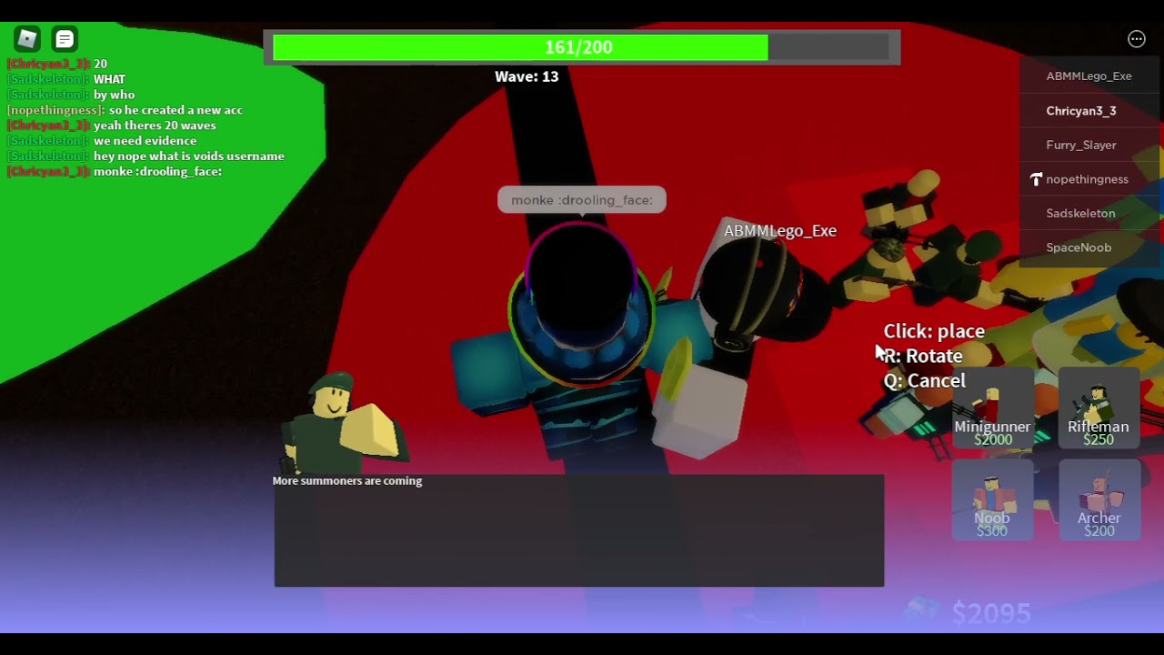 Roblox noob tower defense halloween event with a developer h - YouTube