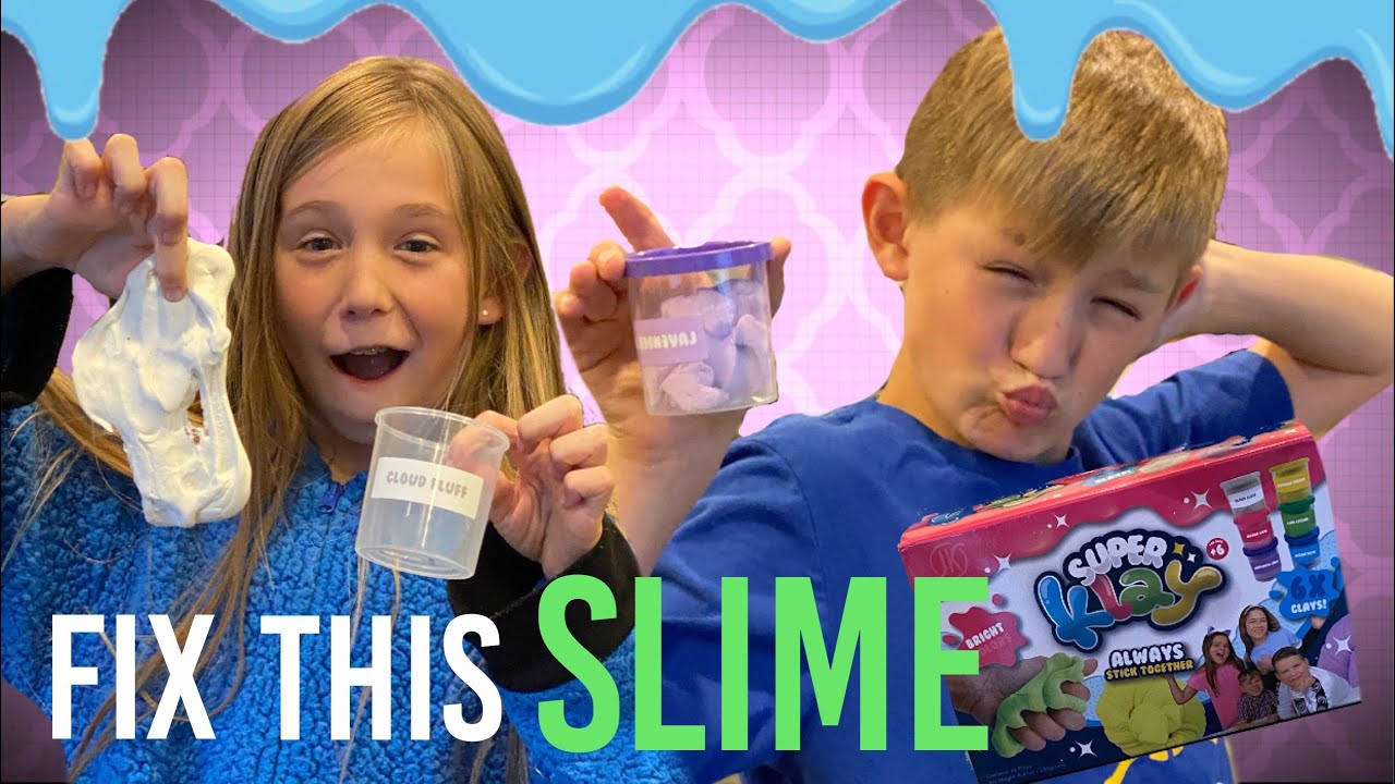 FIX THIS SLIME WITH #jkrew SUPER KLAY! #fixthisslime #slime # ...