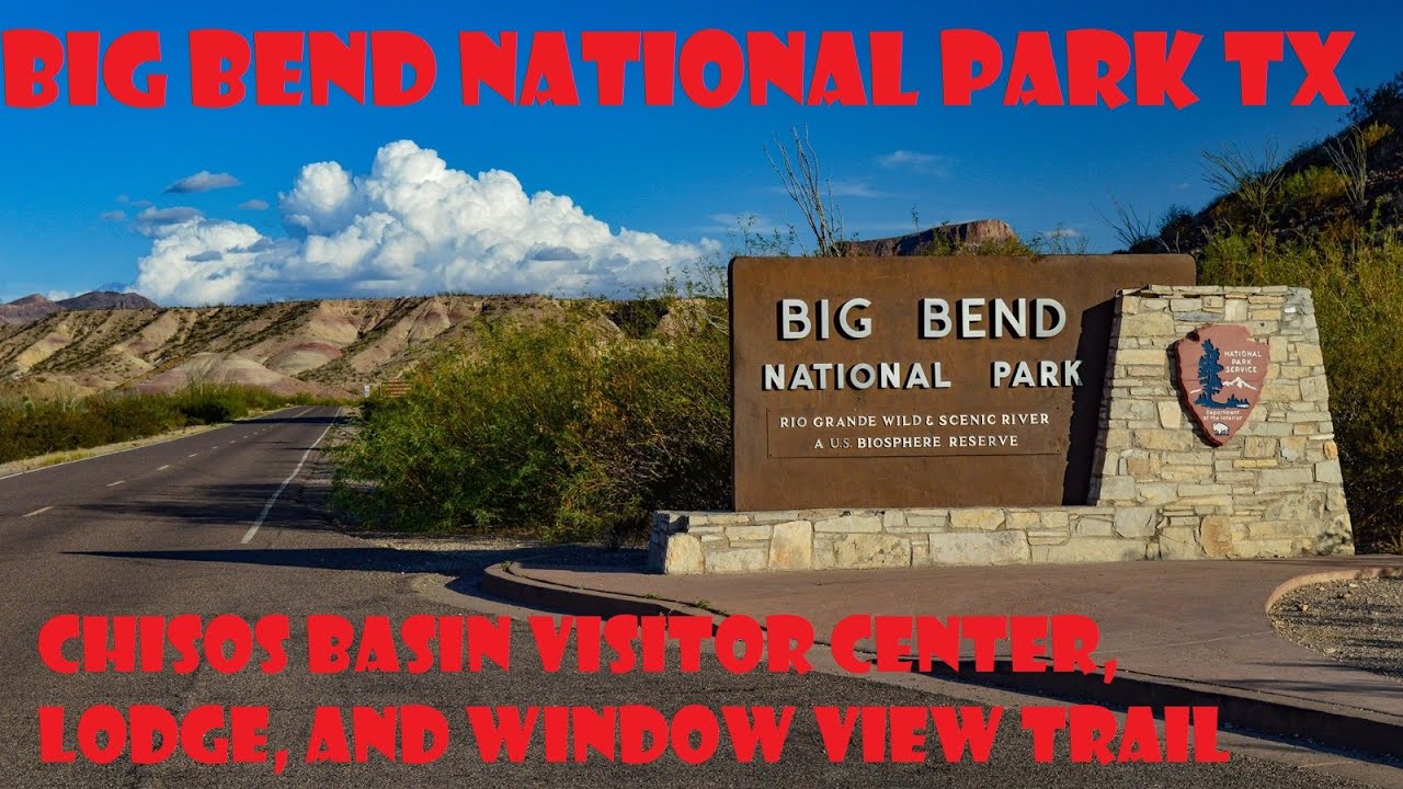 4K 2024 Big Bend NP Texas Visitor Center Lodge Window View #travel # ...