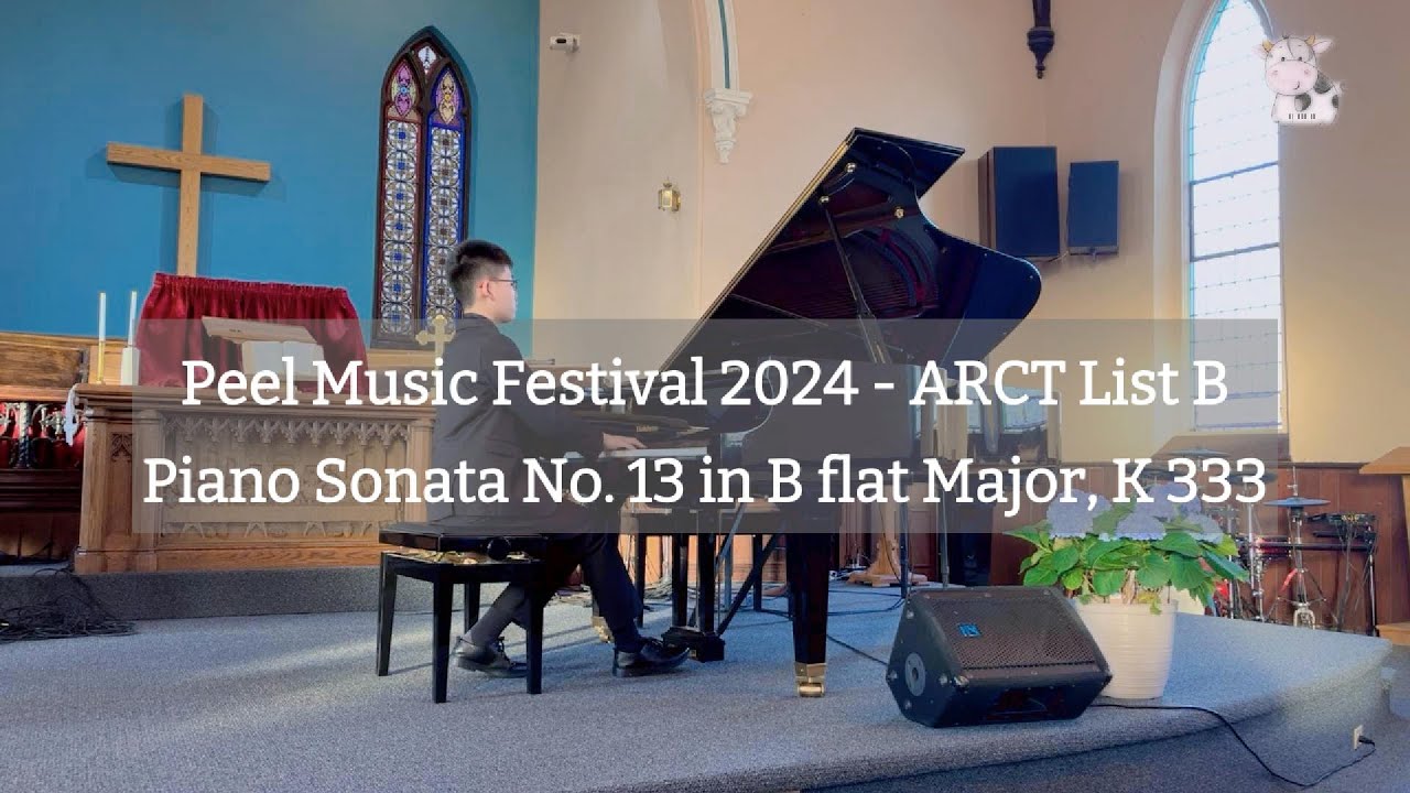 Piano Sonata No. 13 in B flat Major, K 333 - Wolfgang Amadeus Mozart ...