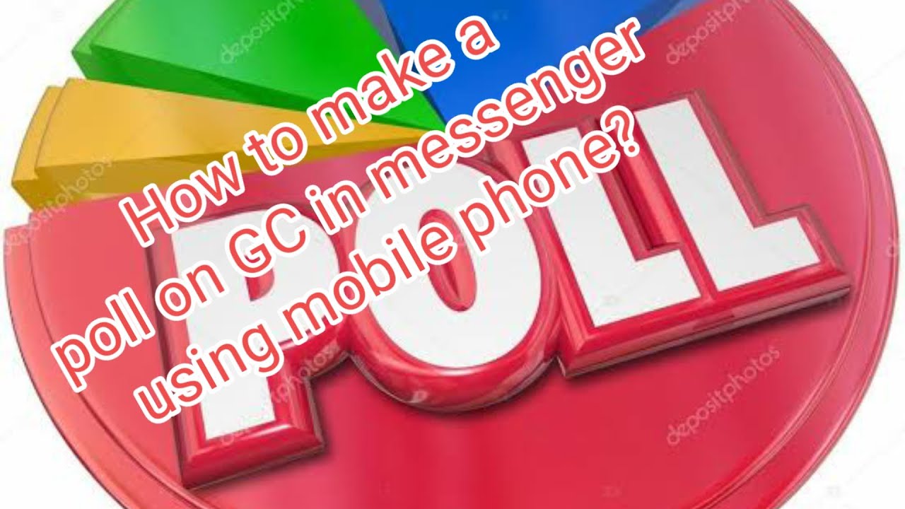 How to make a poll on GC in messenger using mobile phone? - YouTube
