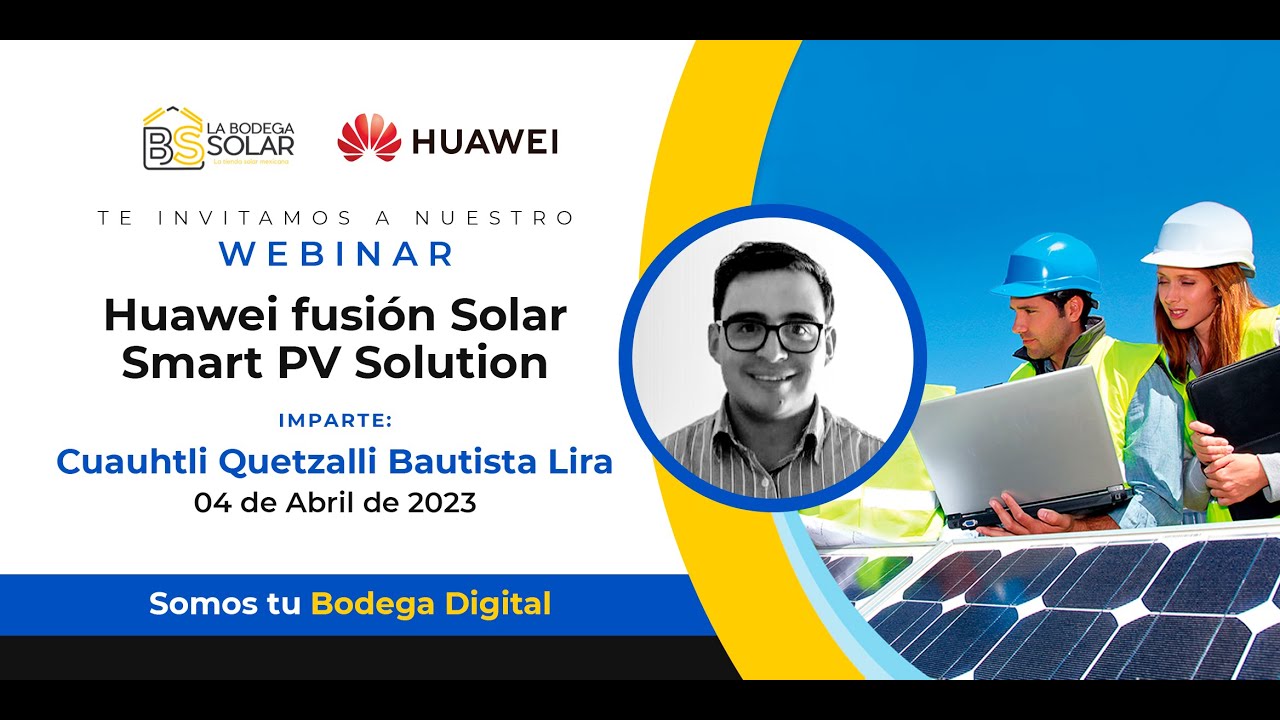 Webinar "Huawei fusión Solar Smart PV Solution" - YouTube