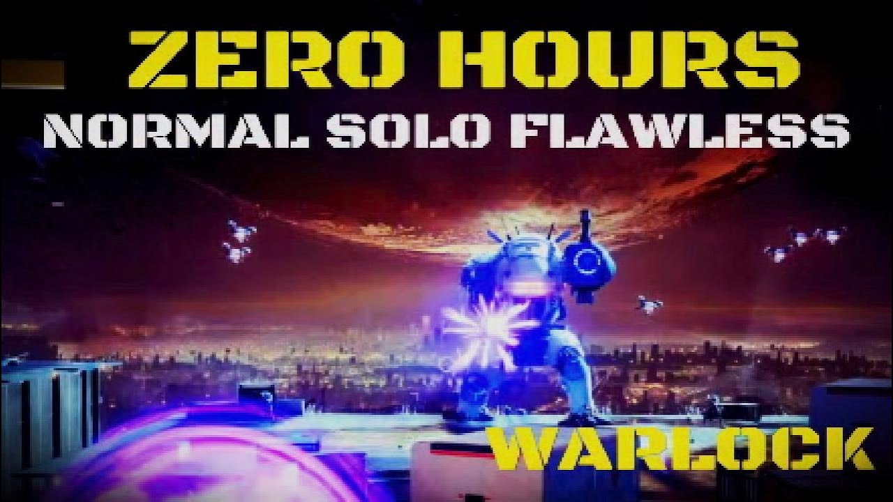 DESTINY 2/Zero hours Normal Solo Flawless OUTBREAK (PERFECTED) Unlocked ...
