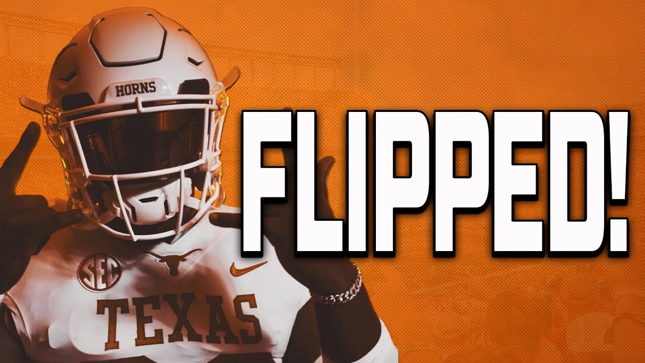 Breaking News: Texas flips a HUGE commit - YouTube