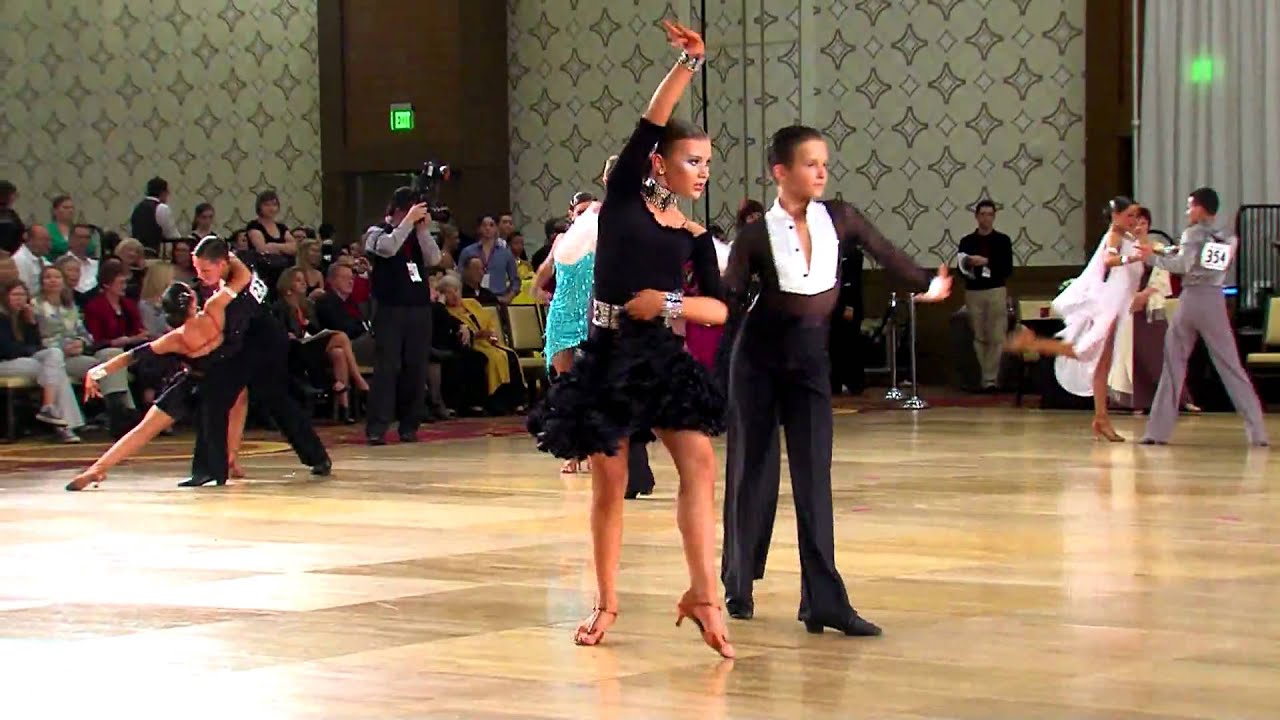 USA Dance 2010 National DanceSport - Junior II 10 Dance Latin F - YouTube