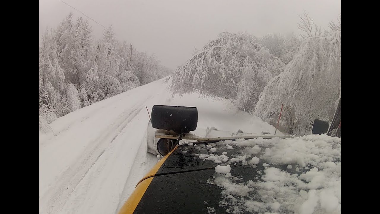 Plowing Snow From all Angles - YouTube
