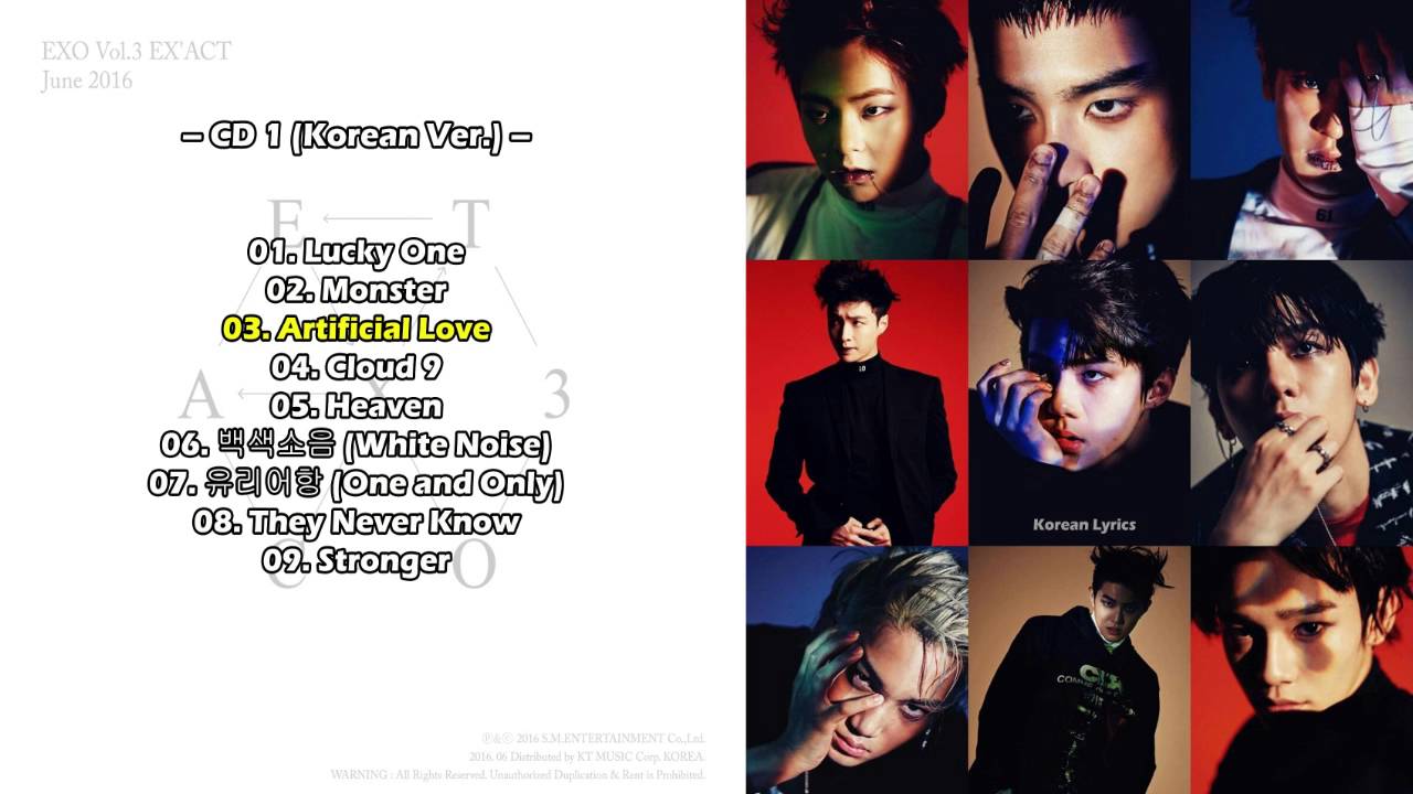EXO - EX'ACT - The 3rd Album (Korean Version) - YouTube