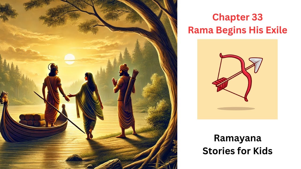 Chapter 33 ,Rama Begins His Exile,Ramayana, Epic Stories, Hindu ...