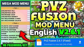 Update Pvz Fusion Mod Menu V2 2 1 Language English Android Pvz Fusion ...
