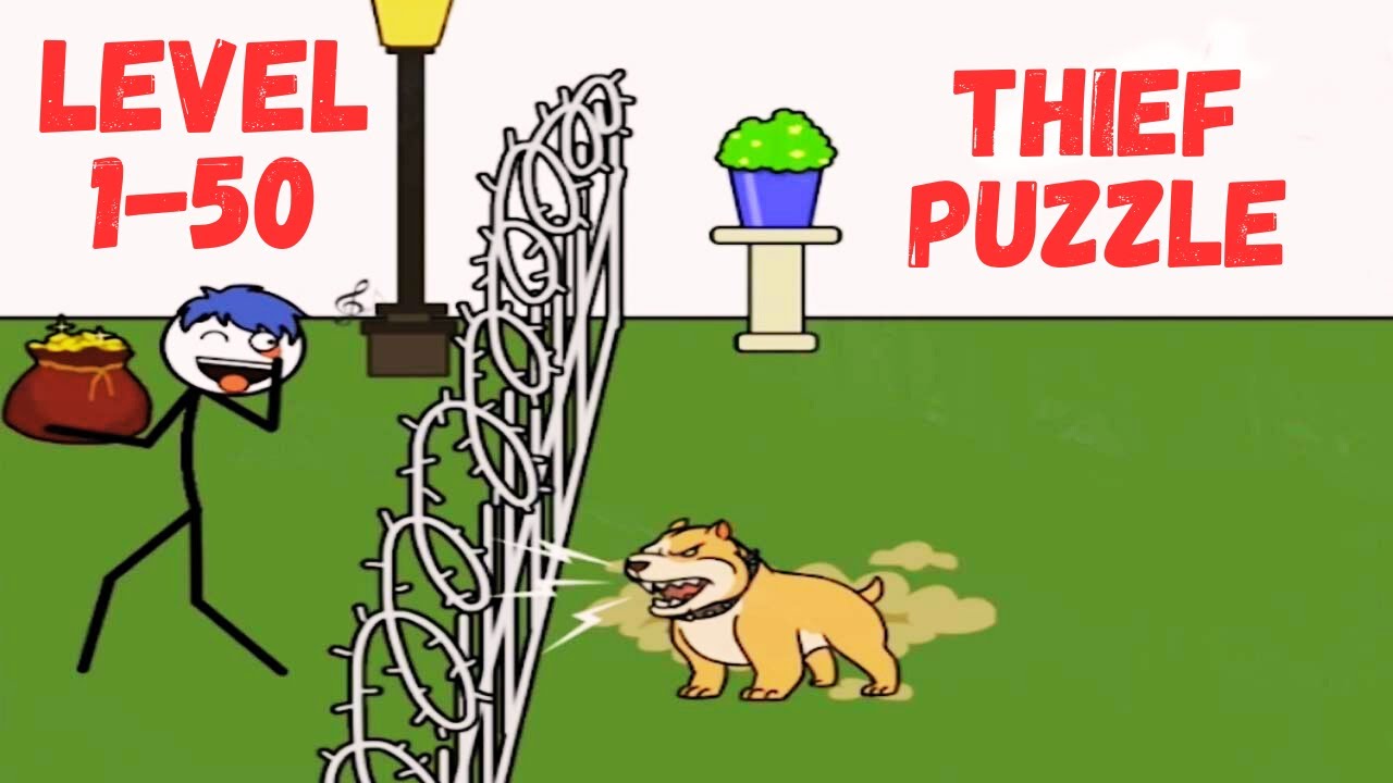 This Thief With long hand Is Very Clever | Thief Puzzle | Level 1-50 ...