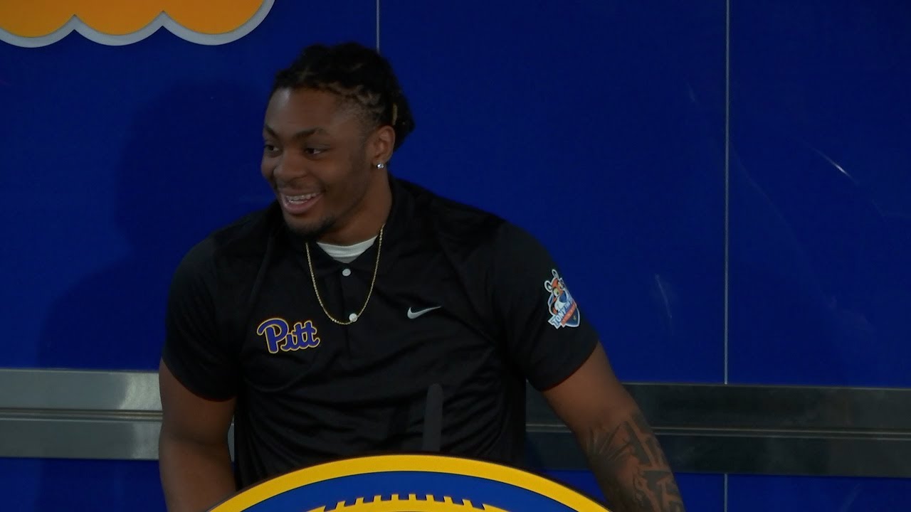 Pitt Football | Derrick Davis Jr. | Media Availability | 1.25.23 - YouTube