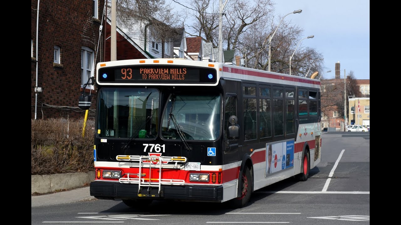 [Ride Video] Loud/Fast!! TTC Orion 07.501 VII 7761 on Route 93 Parkview ...