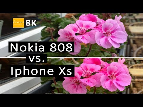 Iphone Xs vs. Nokia 808 BATTLE - Camera Check in 8K.