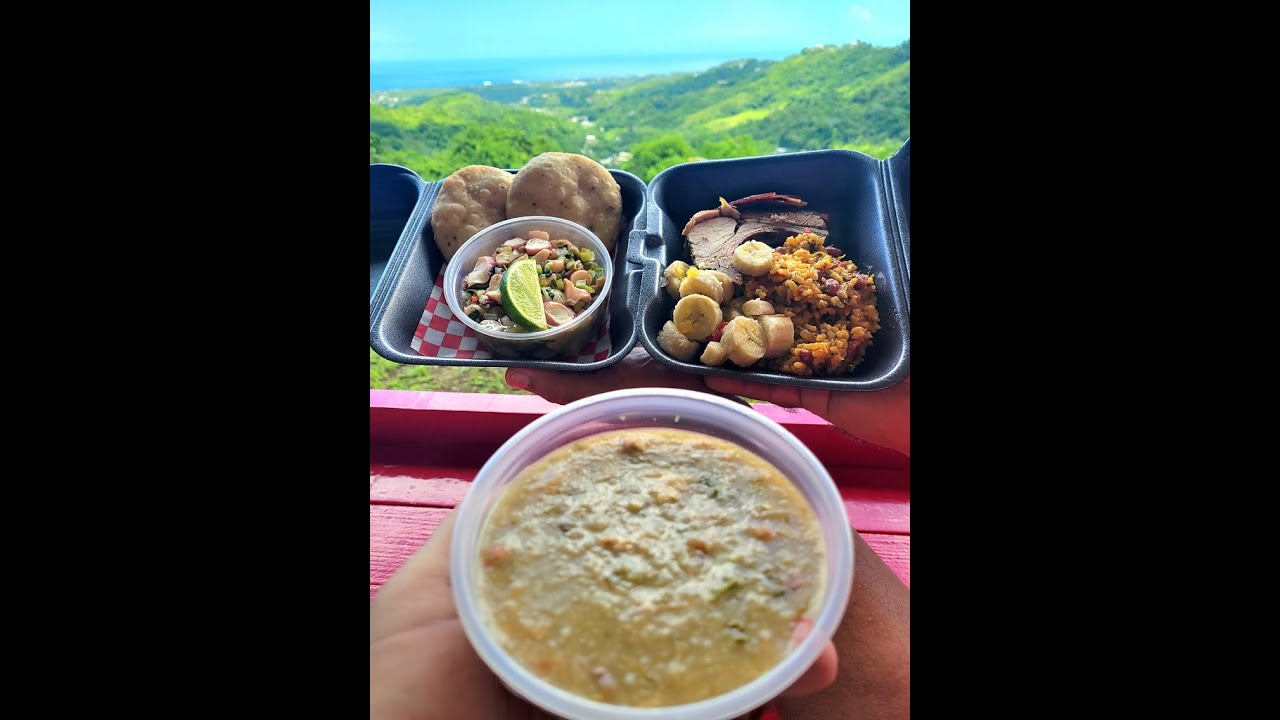 Unica Lechonera 🐷😍en Tope de Cerro 🇵🇷y Unica con Pastel al Caldero ️ ...
