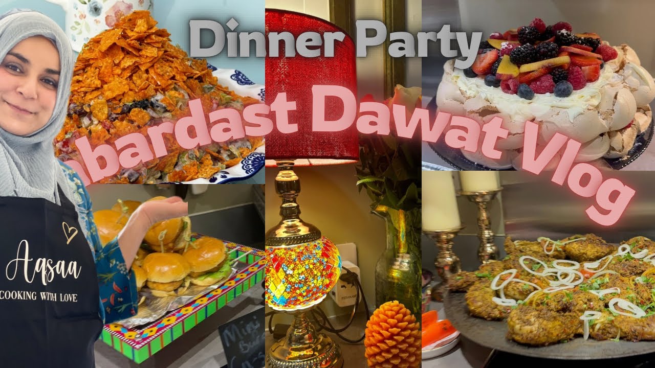 Easy Dinner Party Menu with dawat recipes pakistani | How to set the ...