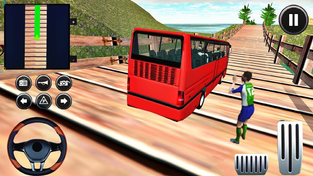 Crazy Bus Drive With Passengers 🚌💥 - Uphill Offroad Bus Driving Sim #1 ...