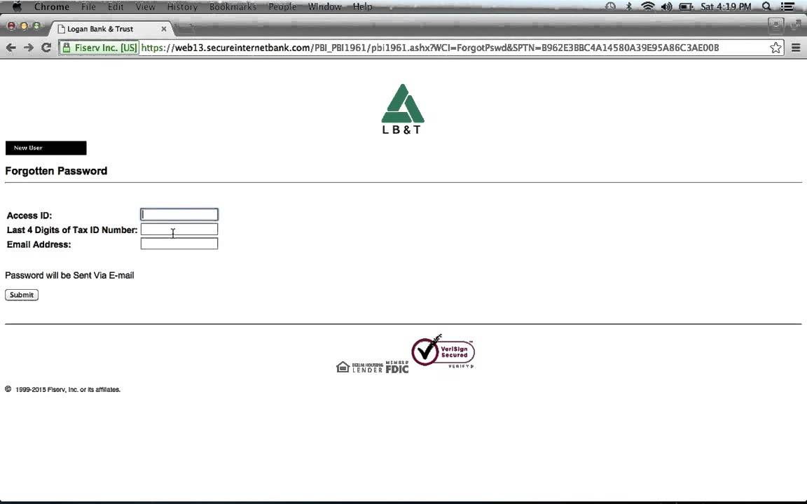 Logan Bank and Trust Company Online Banking Login Instructions - YouTube