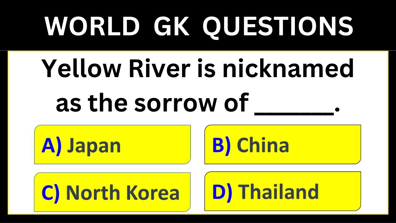 World GK Questions | General Knowledge Quiz on World GK. | Important ...