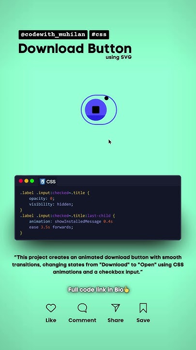 Download Button Svg Css Coding Buttons Website Frontenddeveloper Svg Youtube