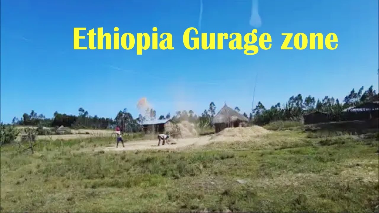 Driving and walking tour 30 rural Ethiopia Gurage zone - YouTube