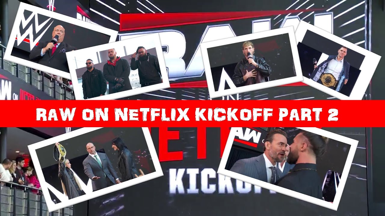 RAW ON NETFLIX KICKOFF PART 2 #rawisnetflix #romanreigns - YouTube