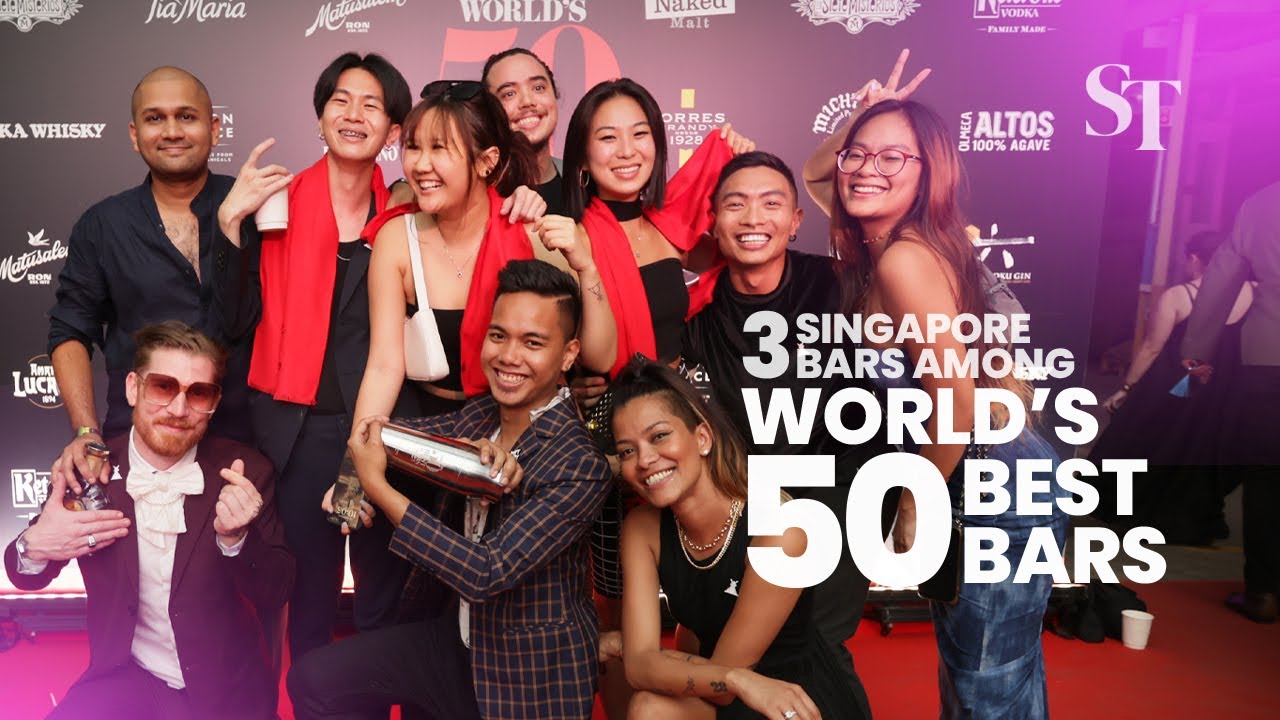 Three Singapore bars on World’s 50 Best Bars list - YouTube
