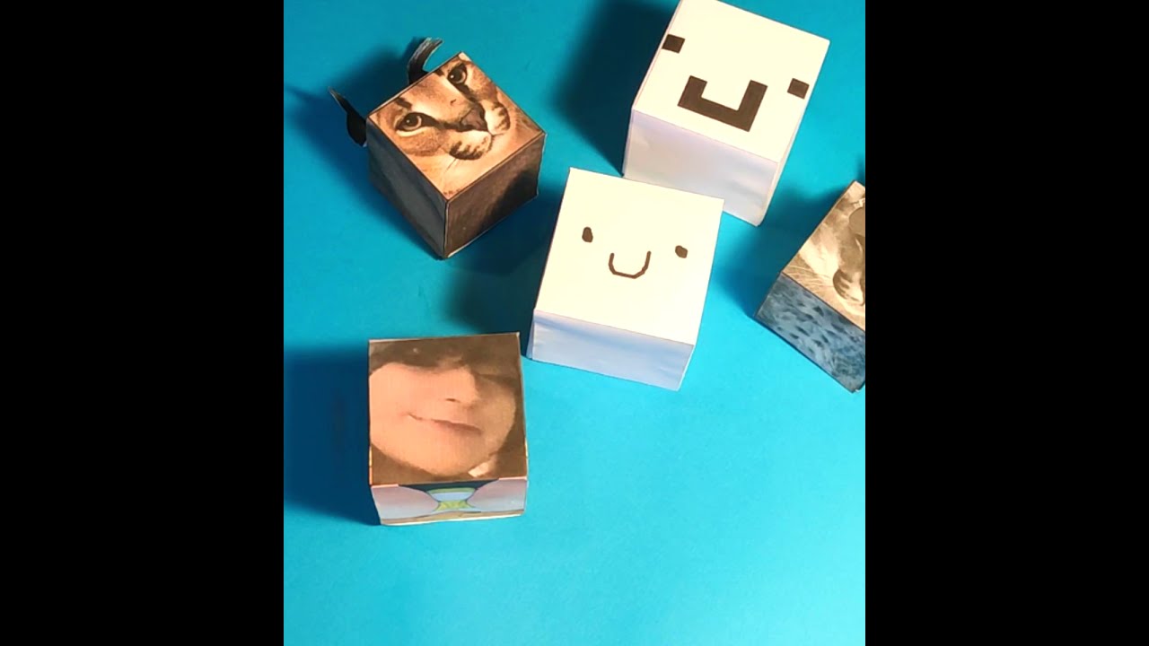 How to make a floppa cube! Farts and Crafts Episode 2 #shorts - YouTube