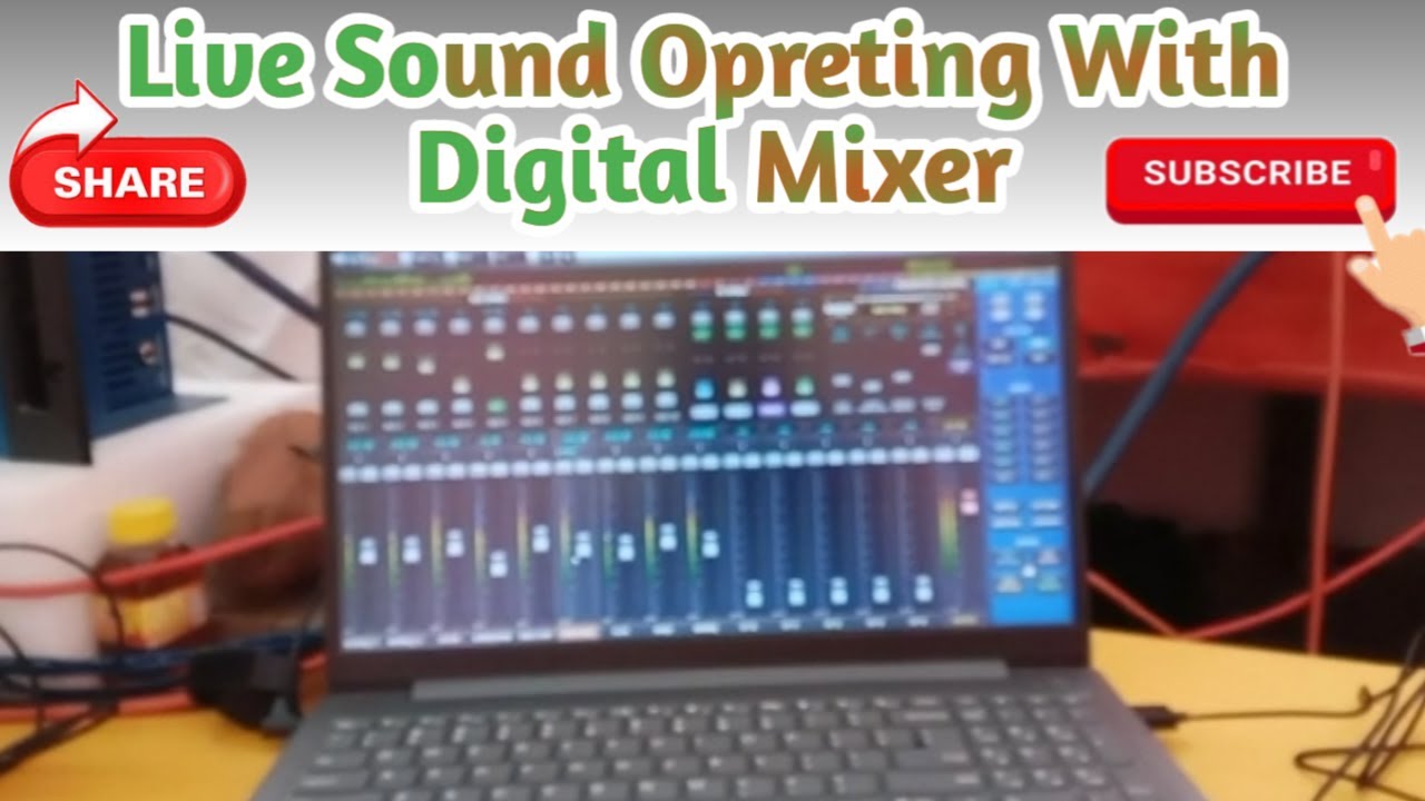live sound Opreting with Digital Mixer🔥/Digital Mixer Opreting Kese ...