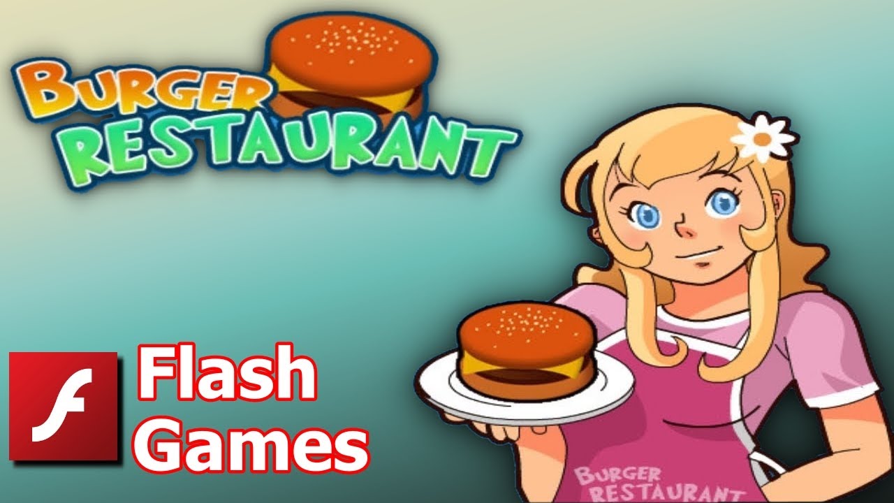 Burger Restaurant 01 - Flash Games - YouTube