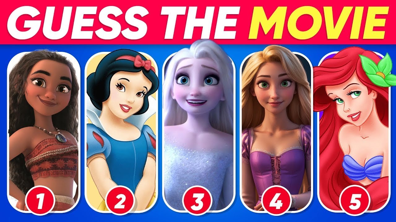 Guess the Disney Movie by the Scene । Disney Movies Snow White। Moana ...