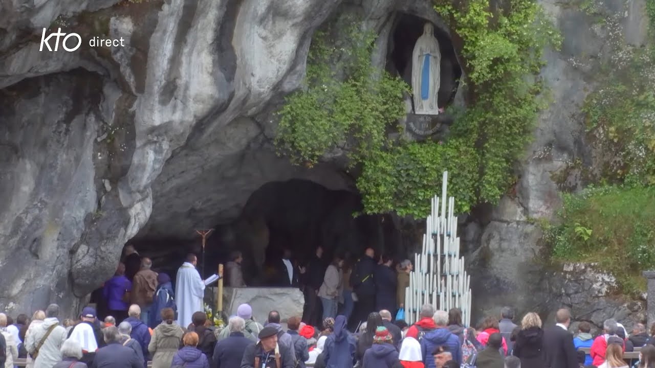 Chapelet du 6 mai 2024 à Lourdes - YouTube