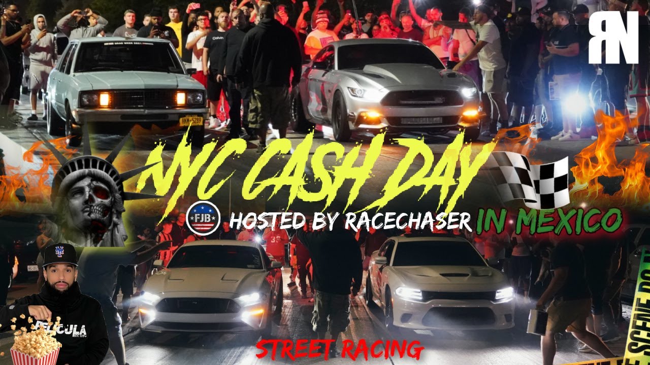 NYC CASH DAY STREET RACING RWD MUSCLE CARS MUSTANGS, HELLCAT & FORD ...