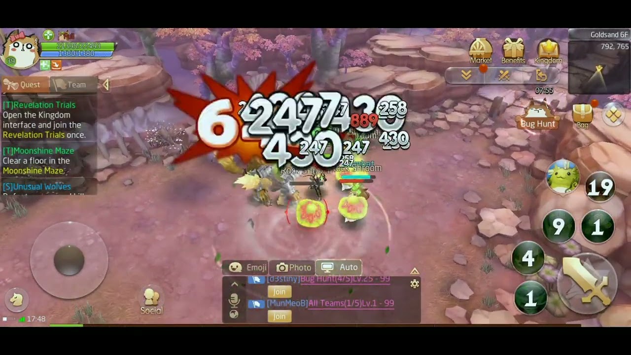 [Laplace M] 6F Goldensand Boss - Ranger/Healer 44k br - YouTube