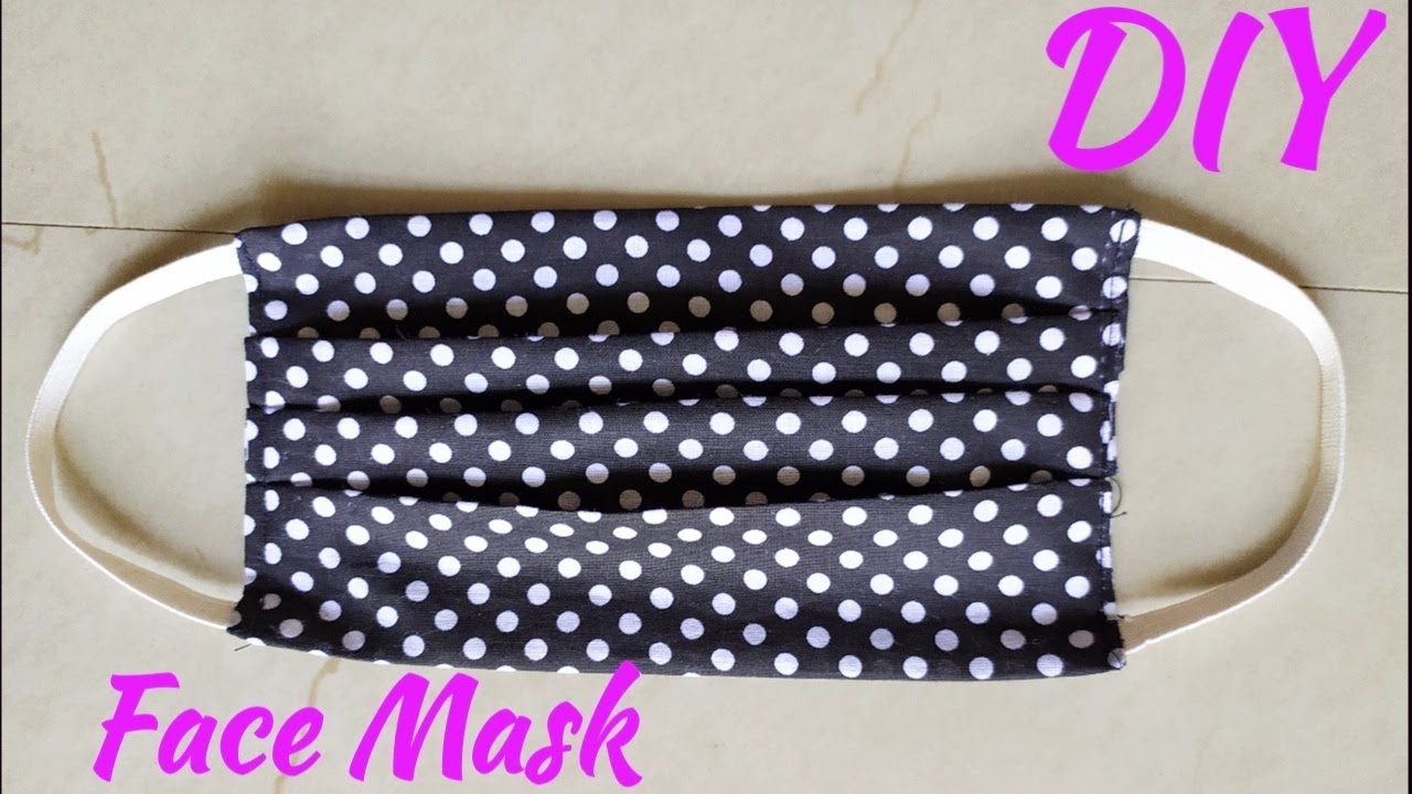 DIY Make Fabric Face Mask at Home | Fabric Mask Sewing Tutorial - YouTube