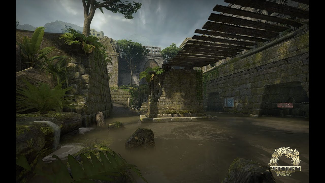 Counter Strike - CSGO Ancient Basic Utility NEW MAP - YouTube