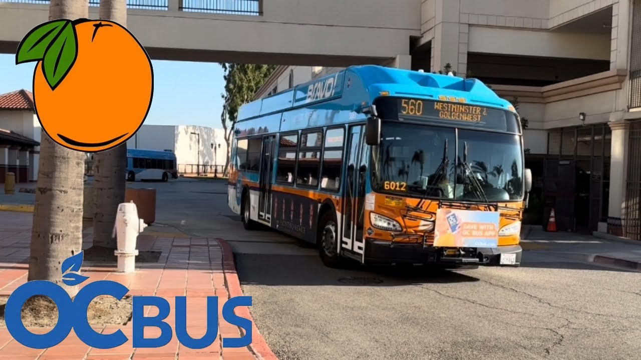OC Buses in the City of Santa Ana, CA - YouTube