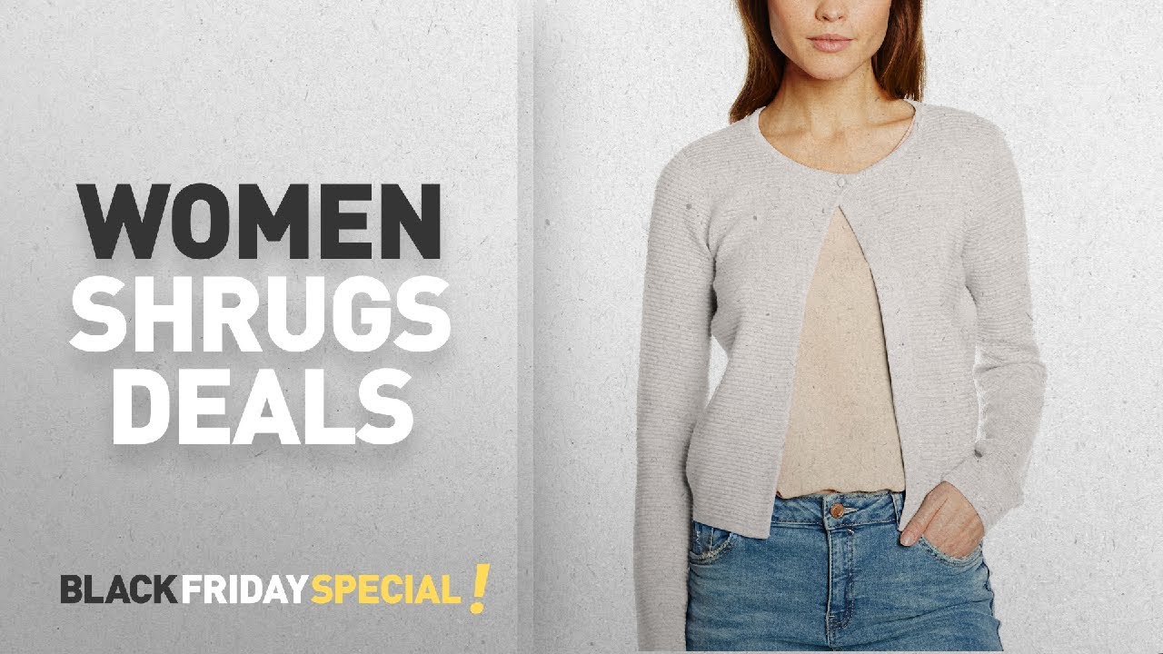 Black Friday Women Shrugs Deals: NIZZIN Women's Daisy Long Sleeve Shrug ...