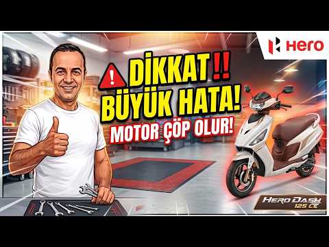 DİKKAT! Hero Dash 125 CC Sahipleri Buraya: Motor Çöp Olabilir!
