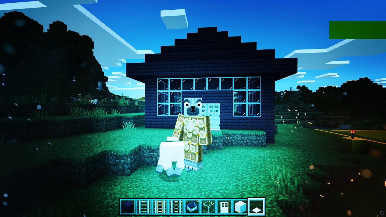 Building a House out of Crimson Planks Minecraft - YouTube