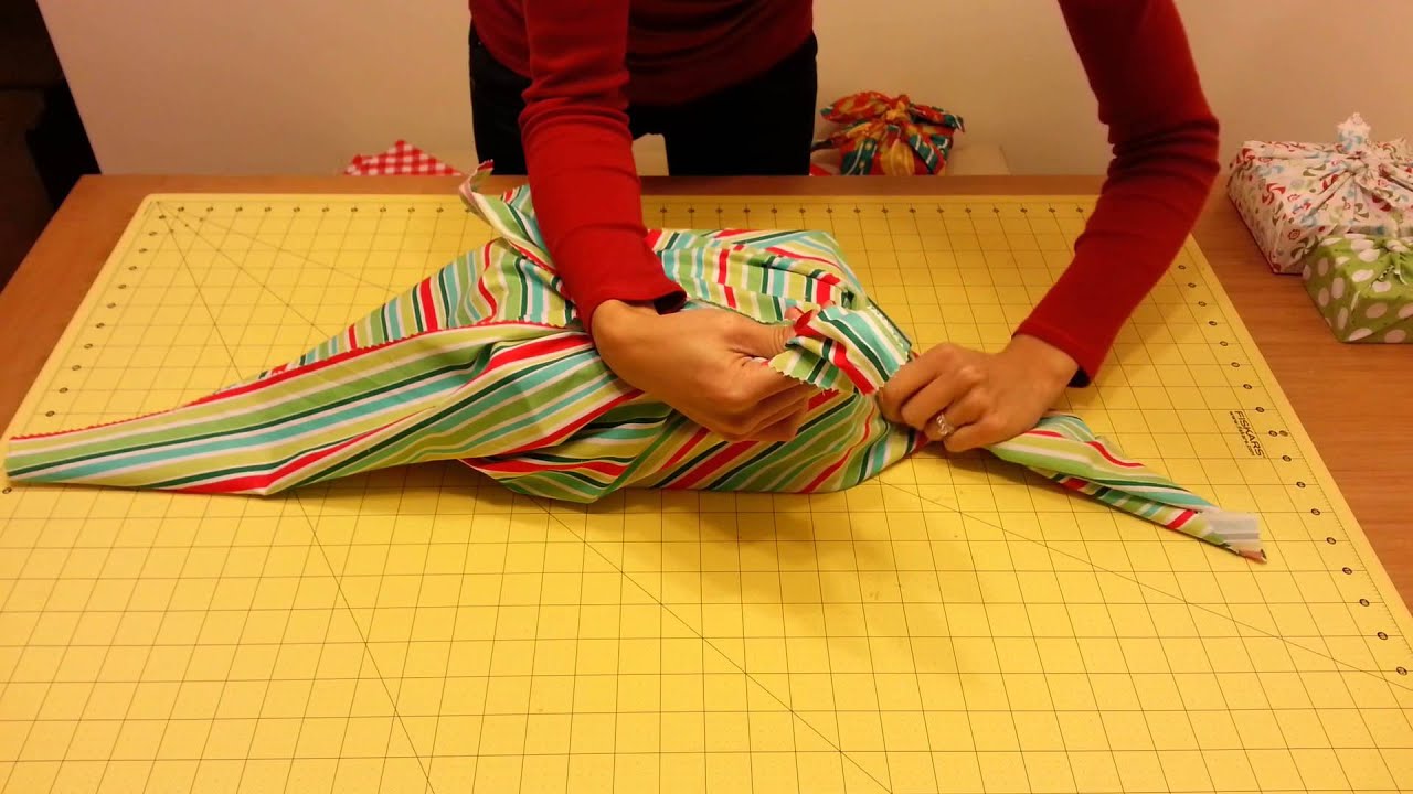 Fabric Wrapping - Double-knot wrap - YouTube