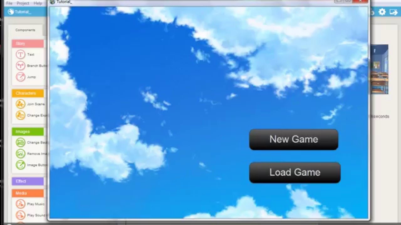 Tutorial: Basico de Tyrano Builder Español - YouTube