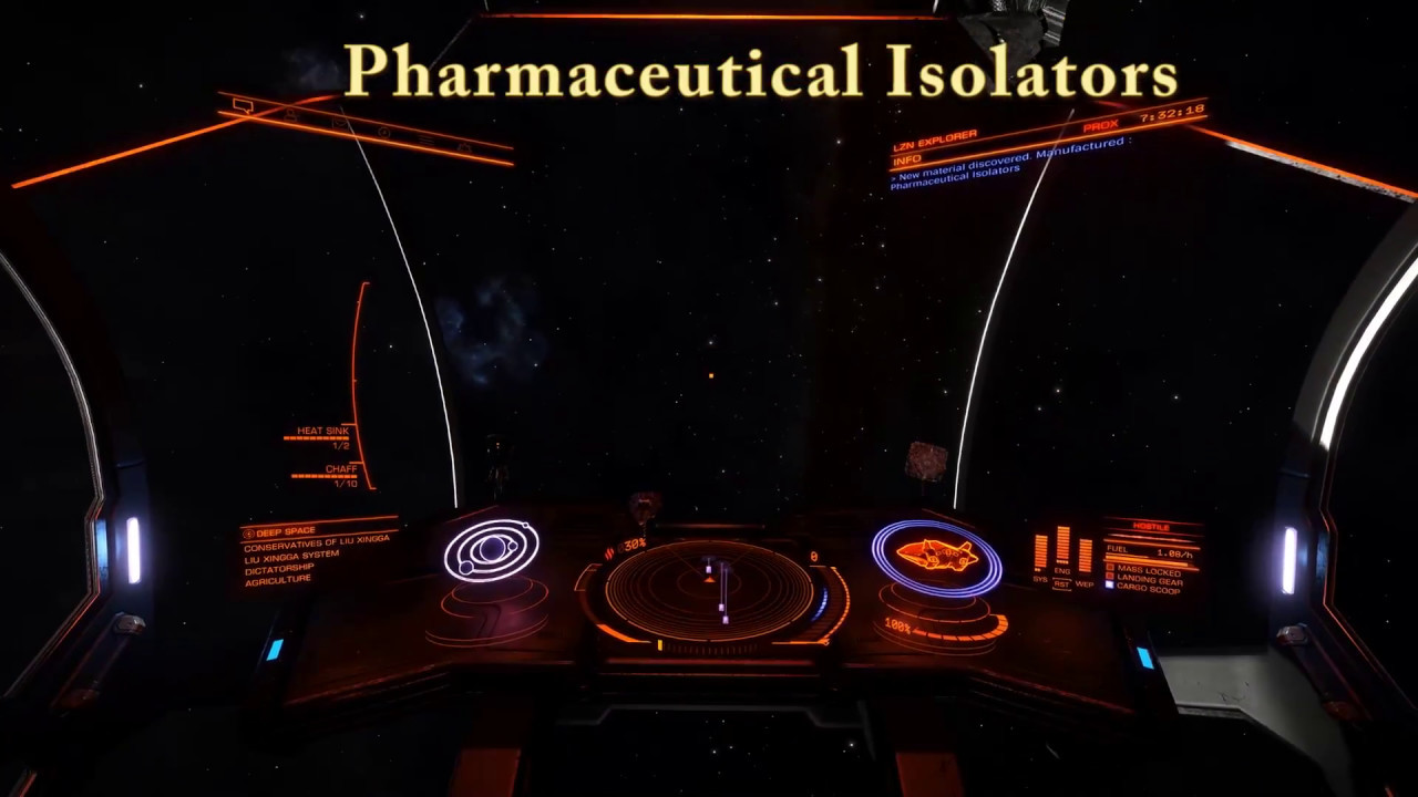 Elite Dangerous Pharmaceutical Isolators (Shown fast and simple) - YouTube