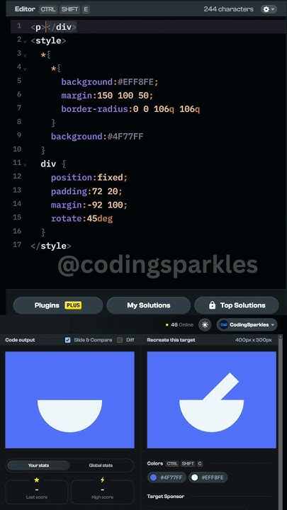 Css Battle Daily Targets July 30 2024 Html Css Coding Shortsfeed Youtube