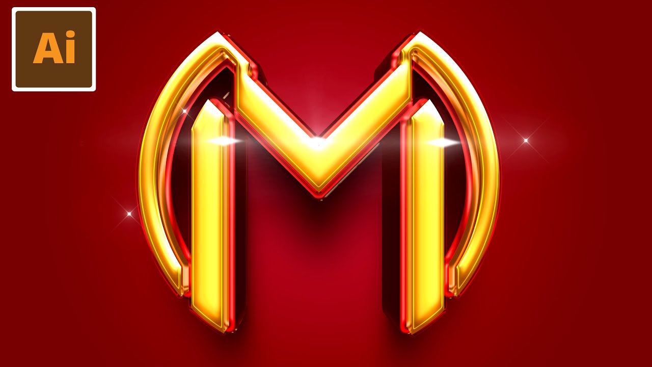 Logo Design Tutorial | Adobe illustrator CC | How to make M grid logo ...