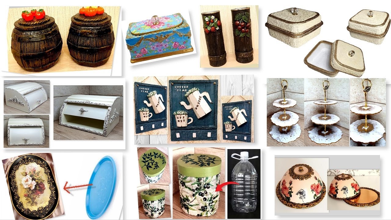 DIY/ 10 Best Kitchen Ideas from recycled materials - YouTube