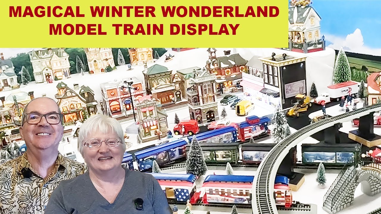 Winter Wonderland Model Train Display at the Truck Museum in Sanborn,IA ...