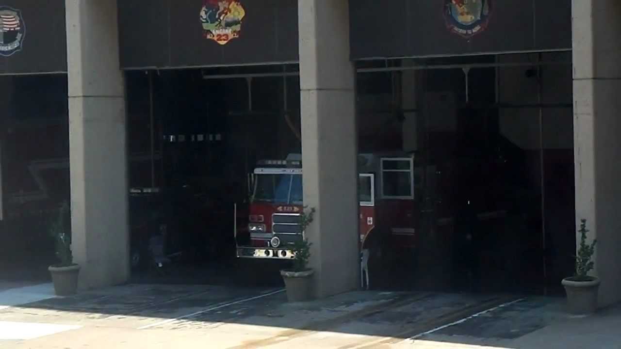 baltimore city rescue 1 and engine 23 responding - YouTube