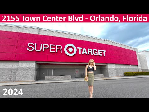 Target in Orlando Florida at 2155 Town Center Blvd - Shopping Super Target Store 1790