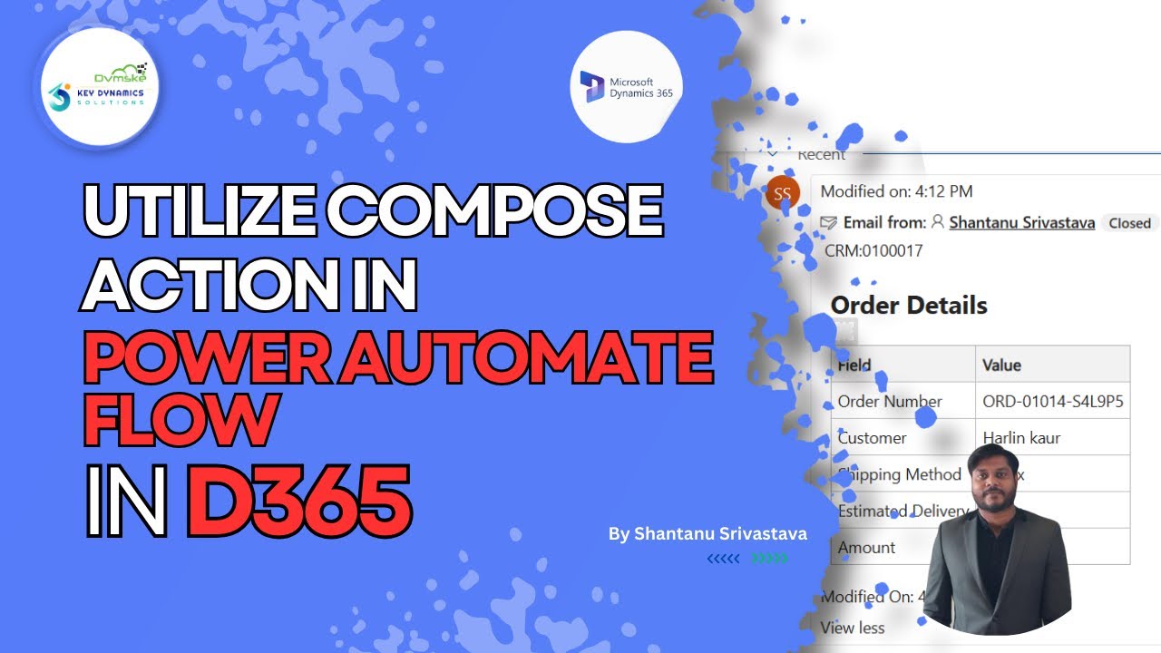 How To Use Compose Action In Power Automate Flow D365 Crmce Youtube 8083
