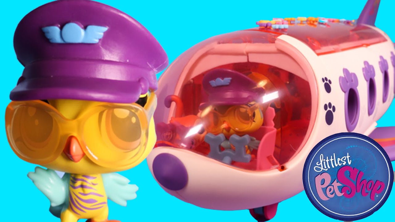 Littlest Pet Shop Pet Fest airplaine/JET - YouTube